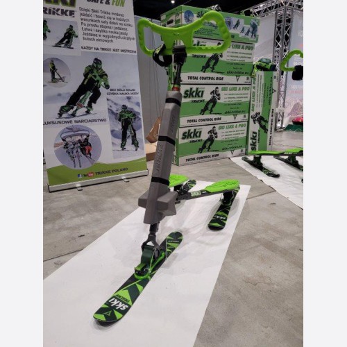 Skki Trikke siwo/zielony model 2025 - Sklep Oficjalny Trikke Poland