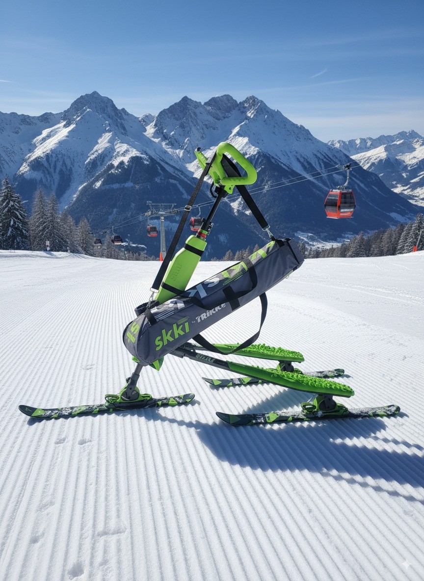 Skki Trikke zielono/siwy model 2025 - Sklep Oficjalny Trikke