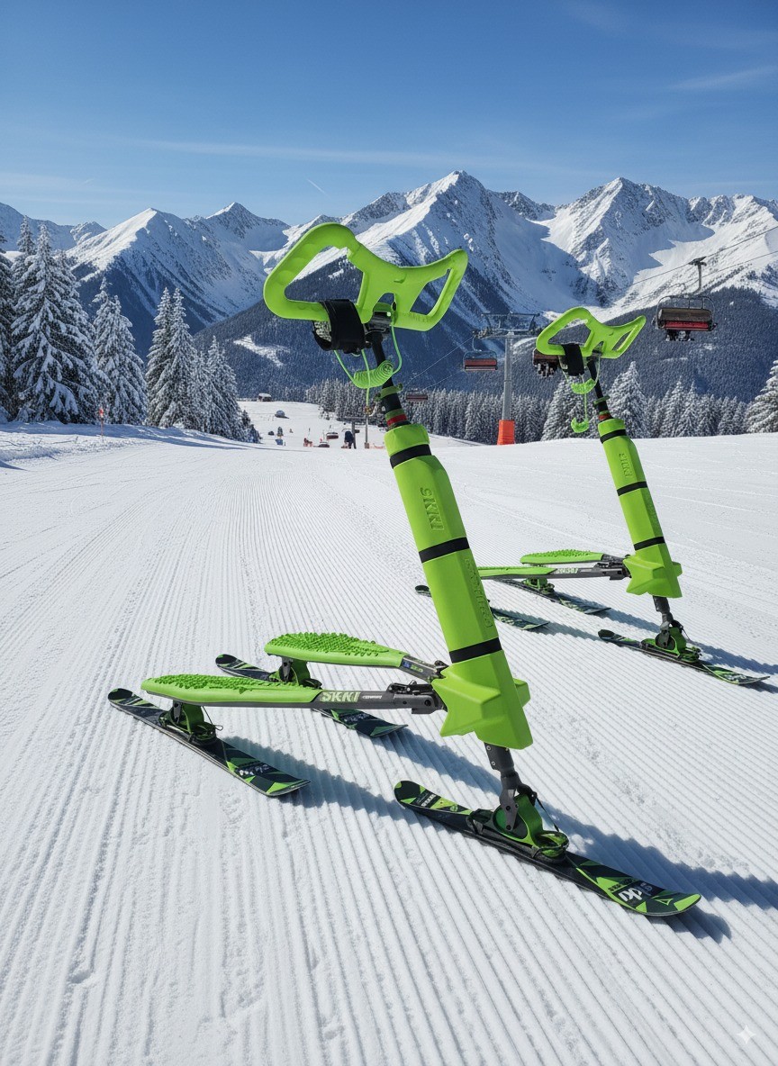 Skki Trikke zielono/siwy model 2025 - Sklep Oficjalny Trikke